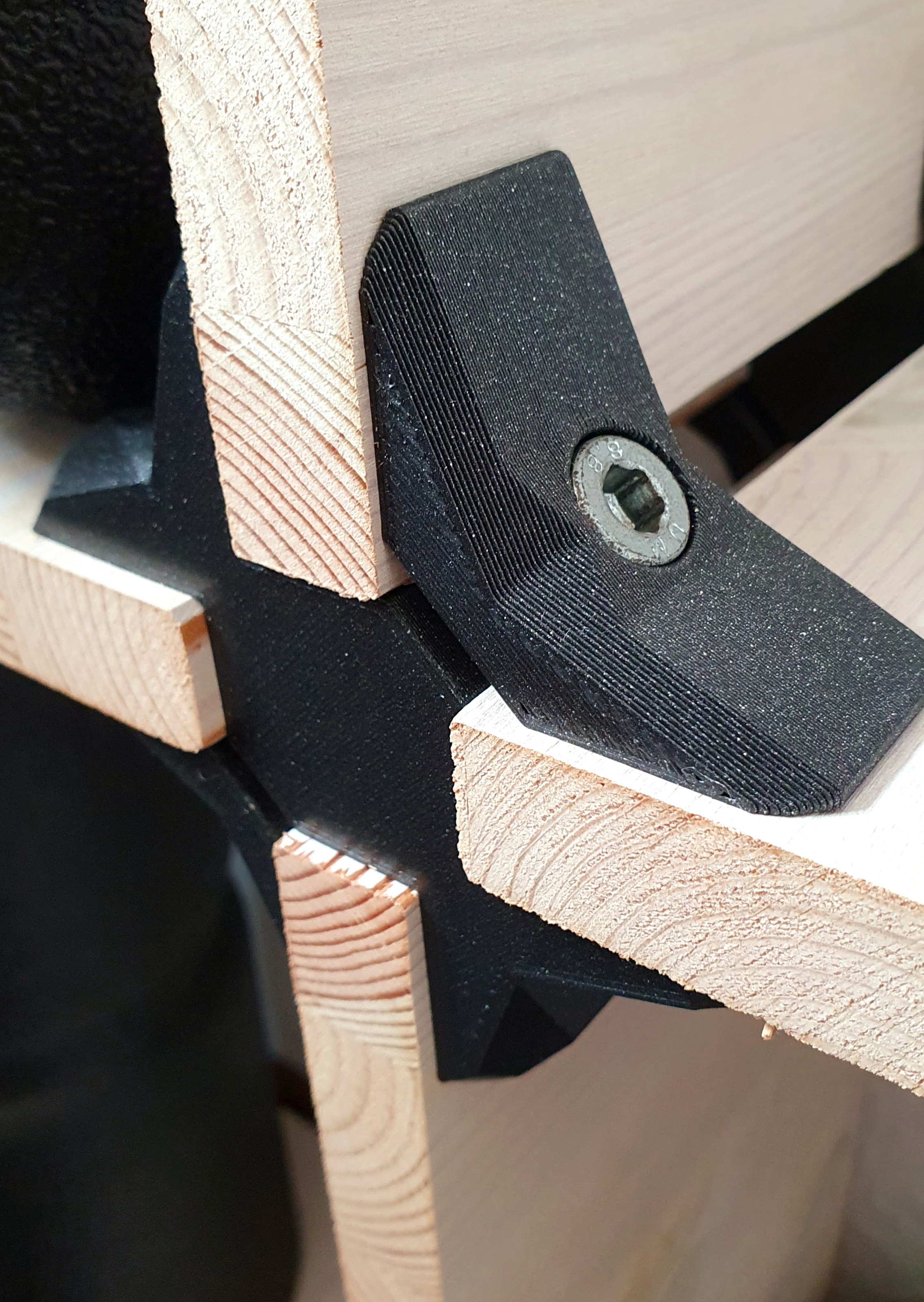 Wood Connector Set LTX - heavy duty with M8 screw by Andreas G ...
