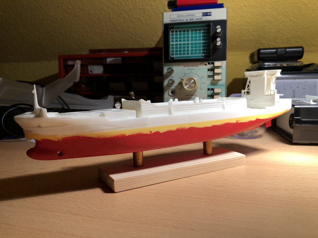 3D printed Containership (Sietas Typ 168 Natahlie Ehler) by ...