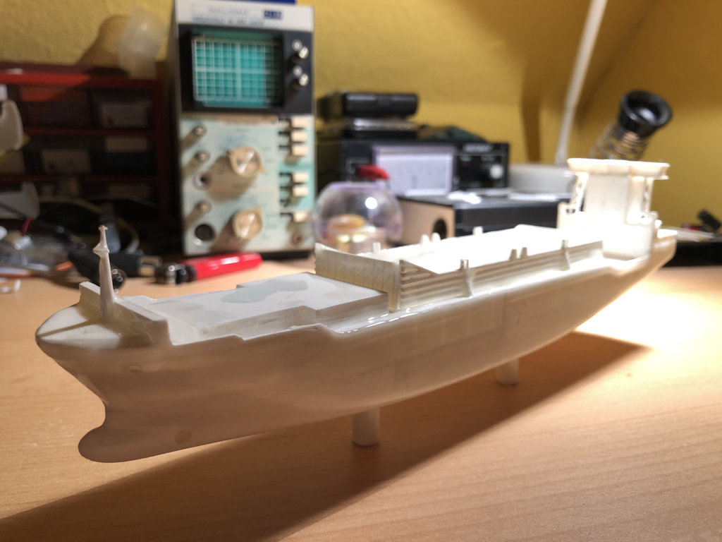 3D printed Containership (Sietas Typ 168 Natahlie Ehler) by ...