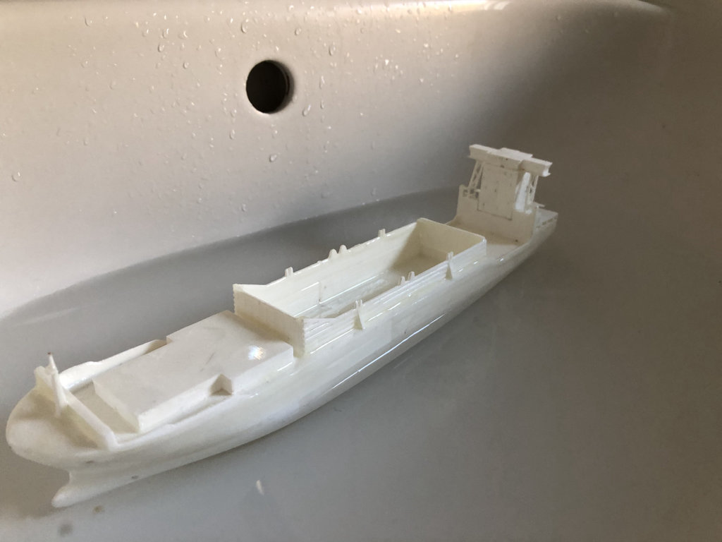 3D printed Containership (Sietas Typ 168 Natahlie Ehler) by ...