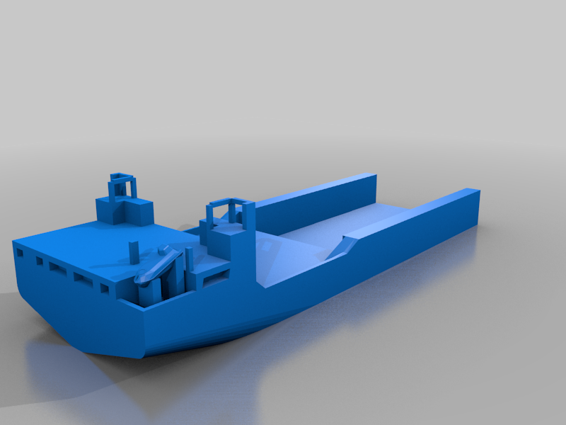 3D printed Containership (Sietas Typ 168 Natahlie Ehler) by ...