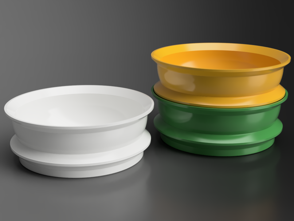 Nik Nak Stackable Trays by grizzie17 | Download free STL model | Printables.com