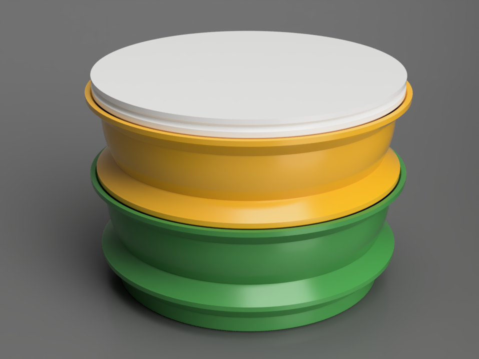 Nik Nak Stackable Trays by grizzie17 | Download free STL model | Printables.com