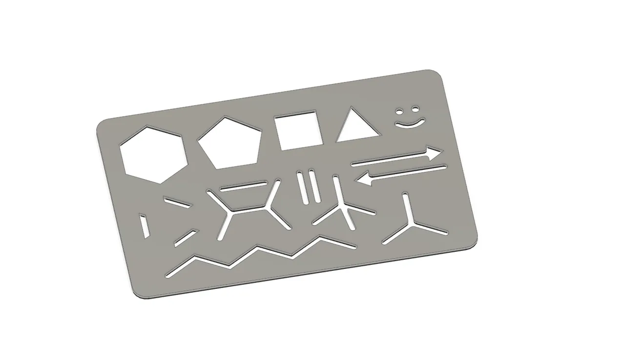 Chem-To-Go drawing template card by MikoLab | Download free STL model ...