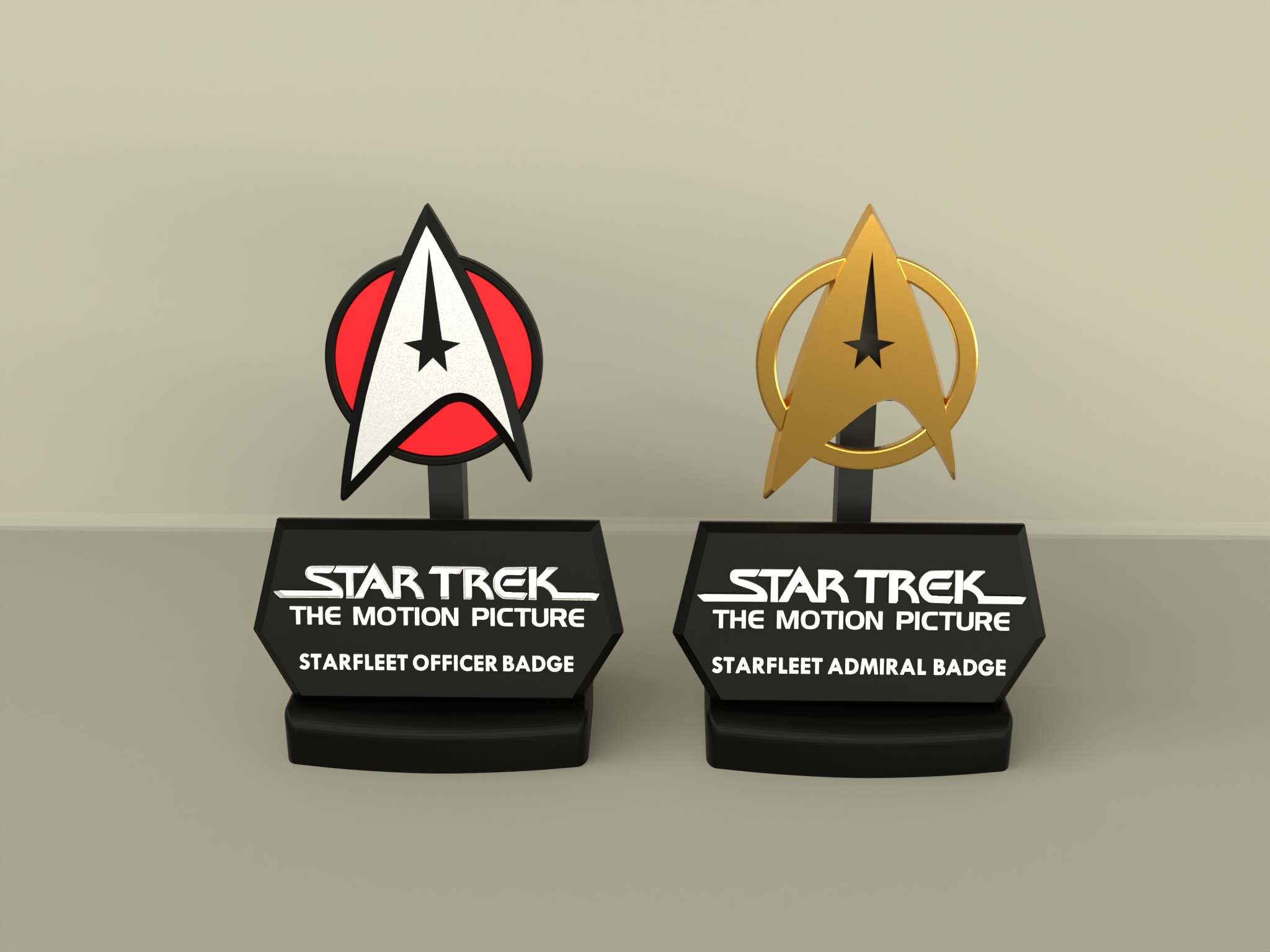 Star Trek: The Motion Picture Badges by 𝗨𝗻𝗶𝗺𝗮𝘁𝗿𝗶𝘅𝗥𝗲𝗱🪐🌠 | Printables Store