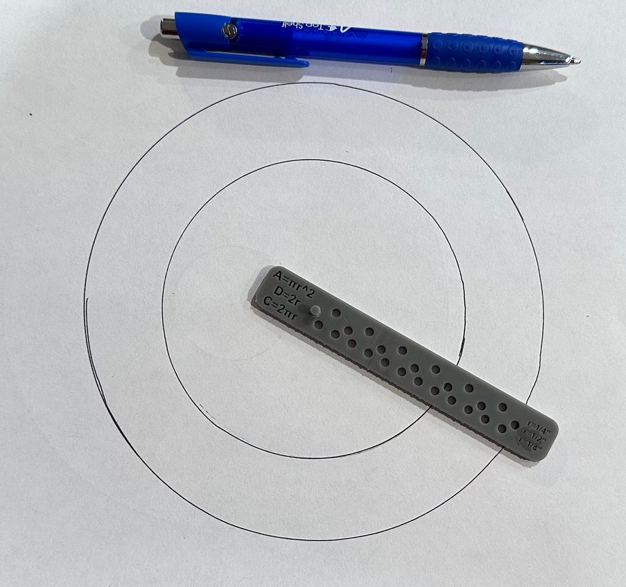 Simple Radial Circle Stencil by Golden Heart Co | Download free STL ...