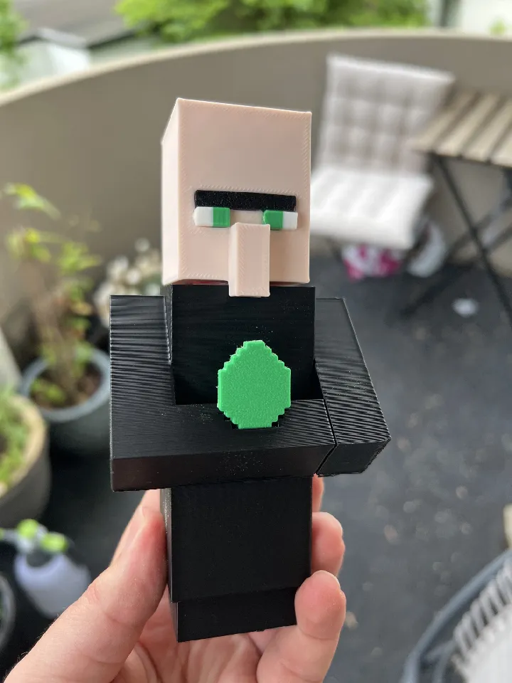Minecraft Villager by Connor | Download free STL model | Printables.com