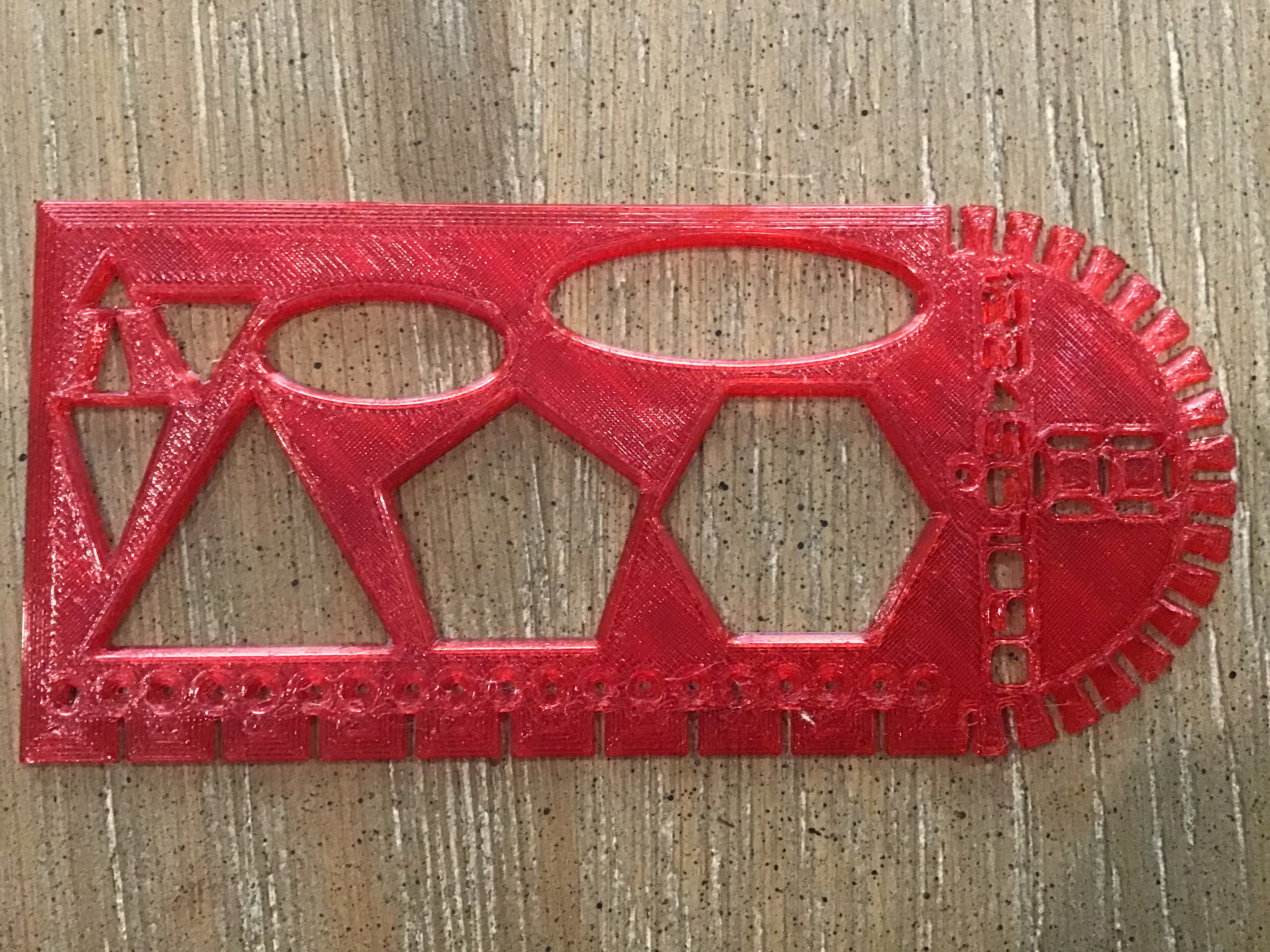 Drawing Stencil for Geometry by MatthiasMouse99 | Download free STL ...