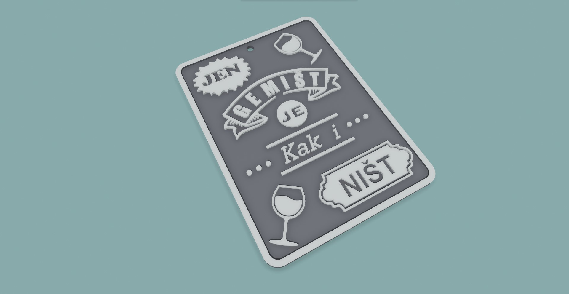 Znak za gorice/vikendicu - jen gemišt je kak i ništ by Mat3d | Download ...