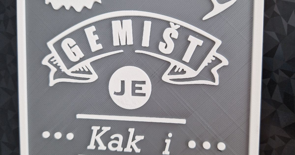 Znak za gorice/vikendicu - jen gemišt je kak i ništ by Mat3d | Download ...