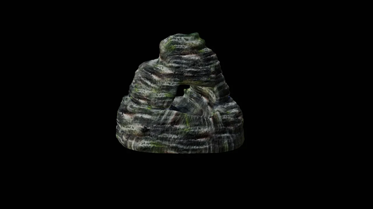 Aquarium / terrarium decoration mountain 2 by Rott3D | Download free ...