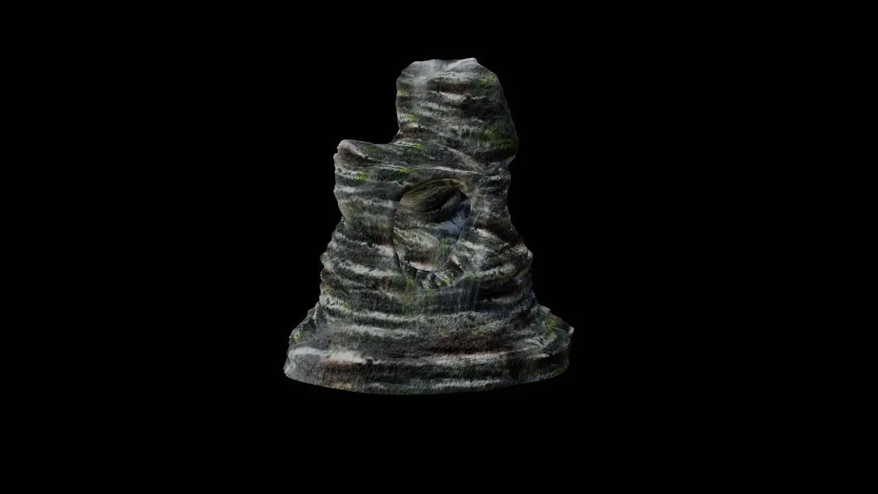 Aquarium / terrarium decoration mountain 3 by Rott3D | Download free ...