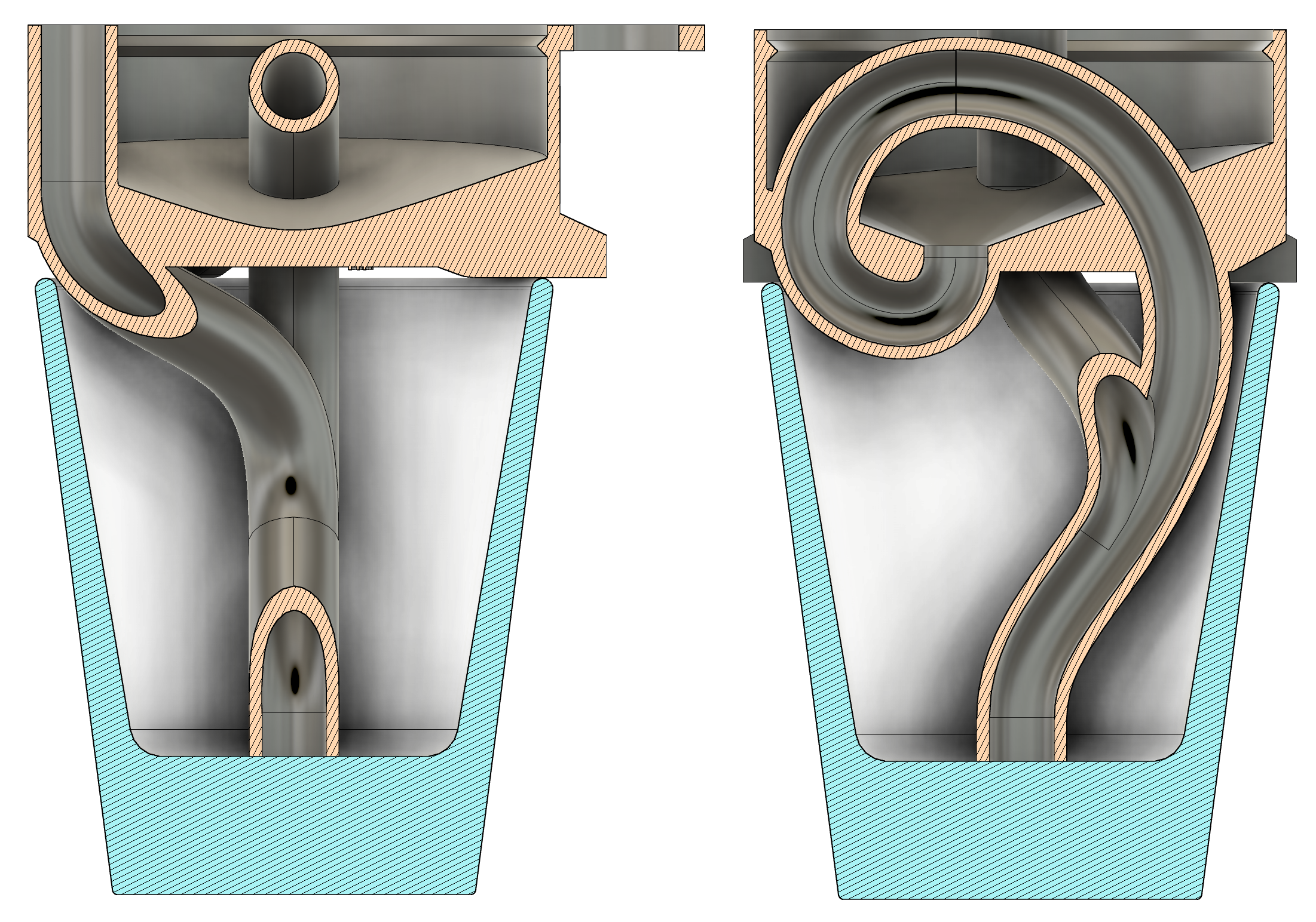 Layered Shot Siphon (MkII) by fraggle | Download free STL model ...