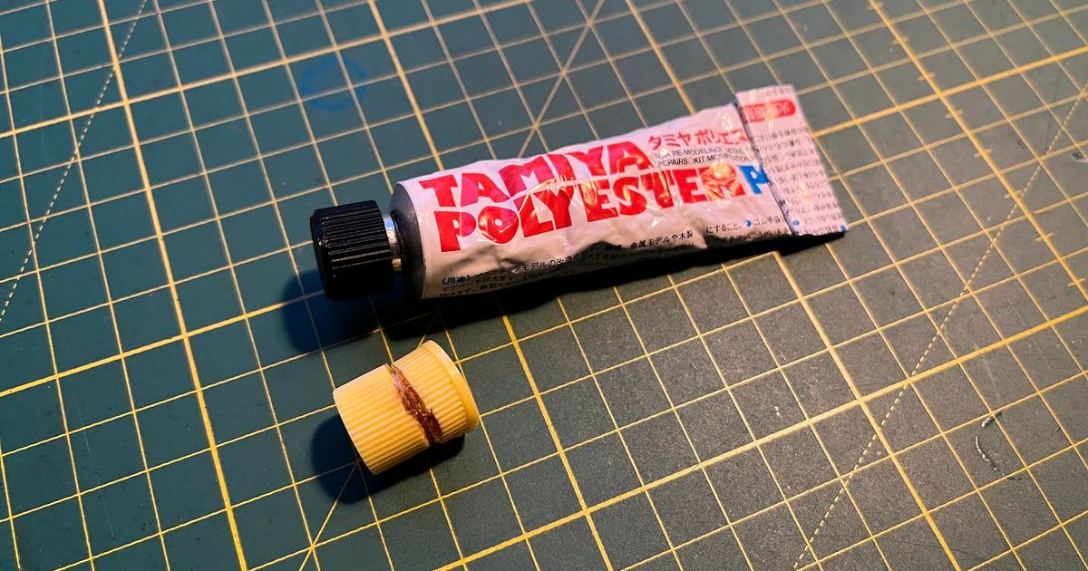 Tamiya Polyester Putty cap by Crimson Vortex | Download free STL model ...