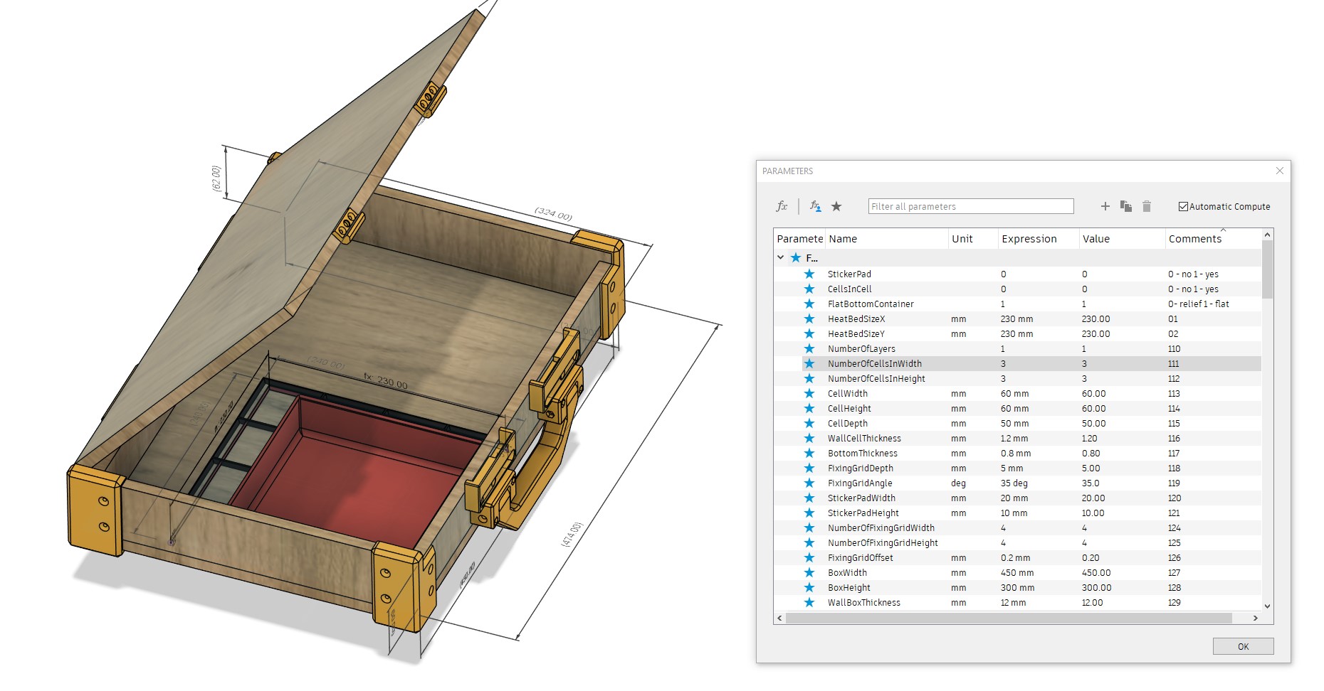 Super custom parametric storage system Fusion360 by GreySiD | Download ...