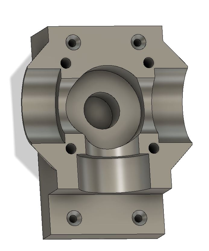 Pole/wall mount for 1.5" Fibropool diverter valve. by Charles Staton ...