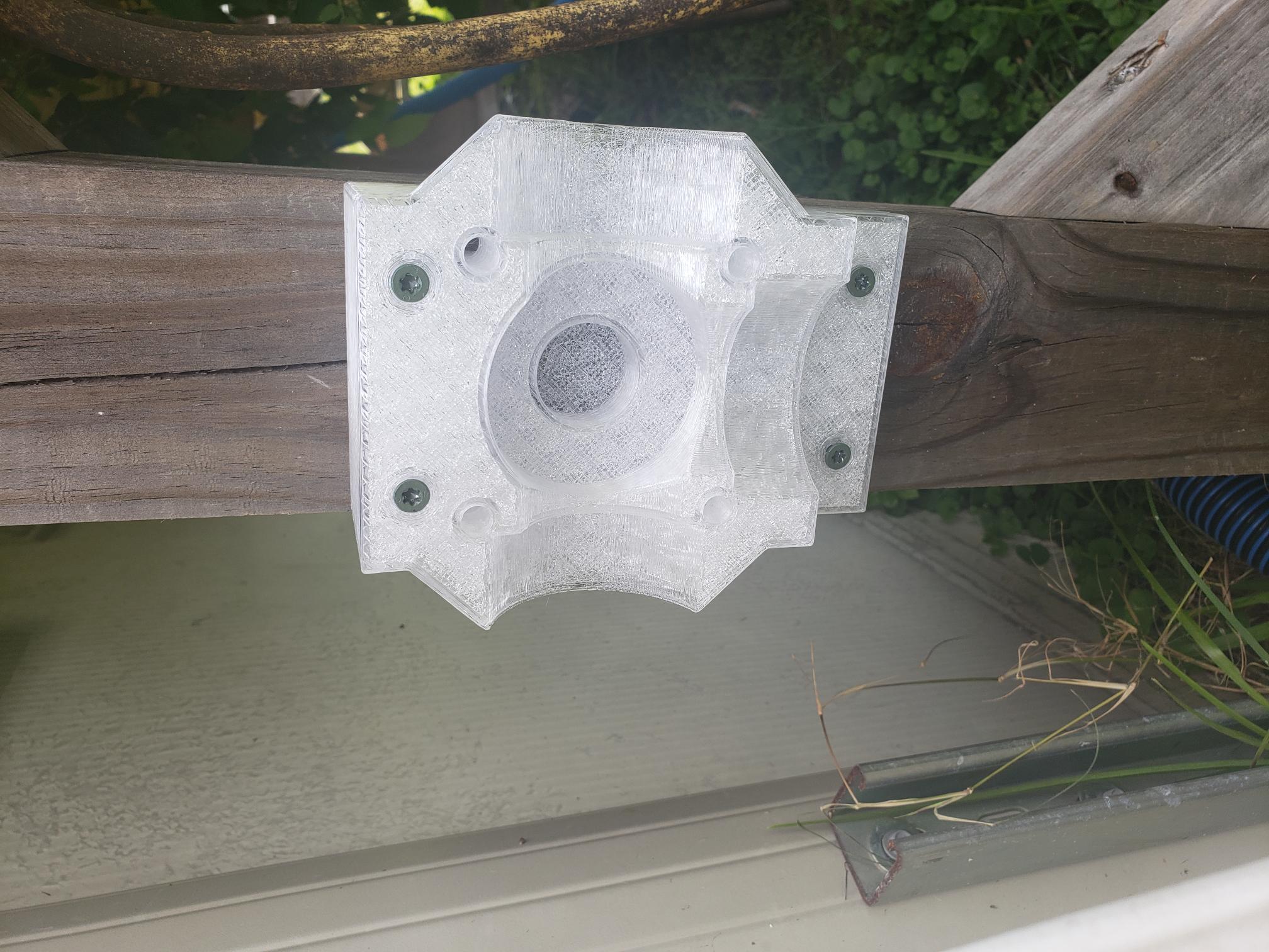 Pole/wall mount for 1.5" Fibropool diverter valve. by Charles Staton ...