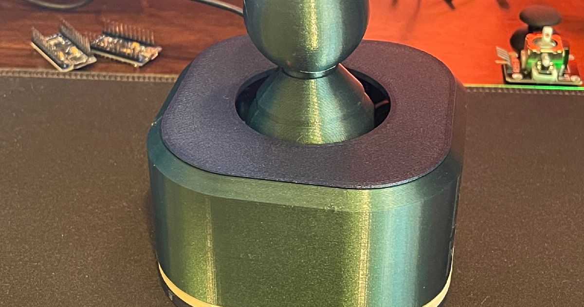 Open source SpaceMouse (v2) - Joysticks (Remix) by ActionBowman | Download free STL model ...