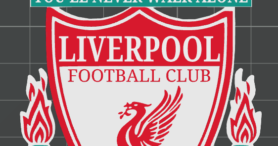 Multicolor Liverpool FC logo by Small_Noob | Download free STL model ...