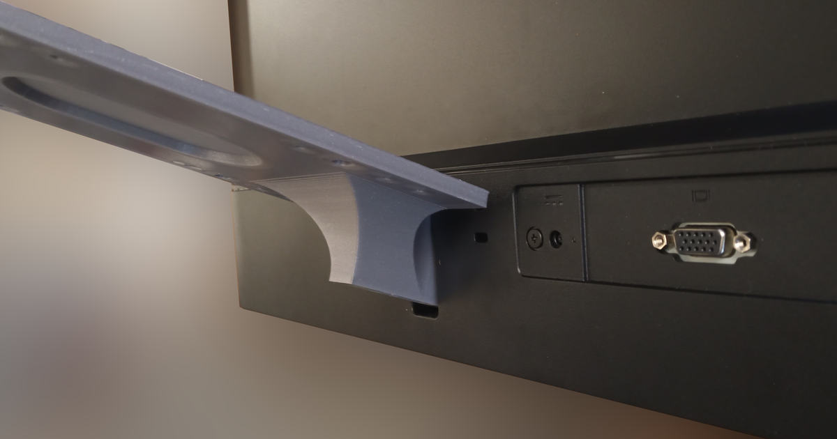 HP M series Monitor mount for secretary/desk installation by Q ...