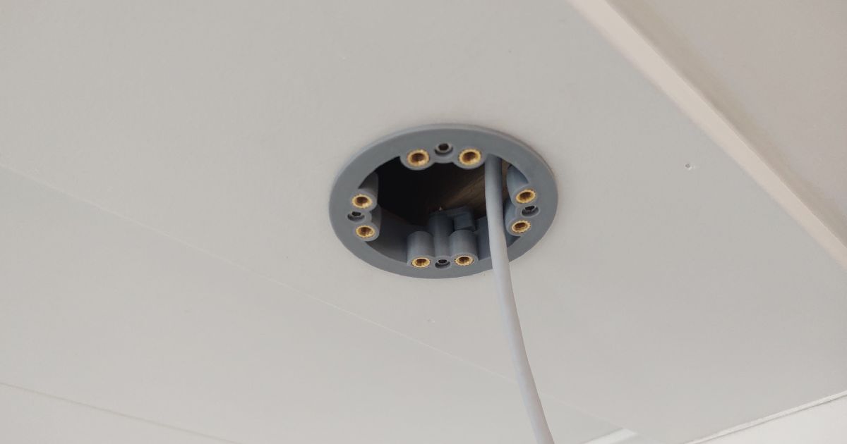 Access point ceiling hole mount for Unifi AP lite by Castform5 ...