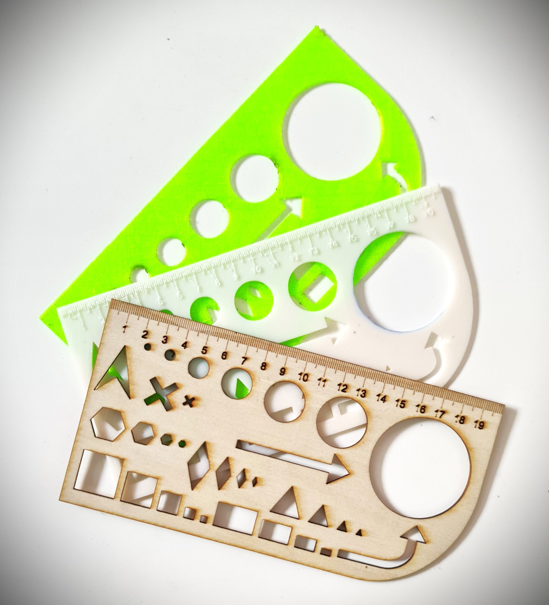 Multiple-use Multiple-material Drawing Stencil by PHIL | Download free ...