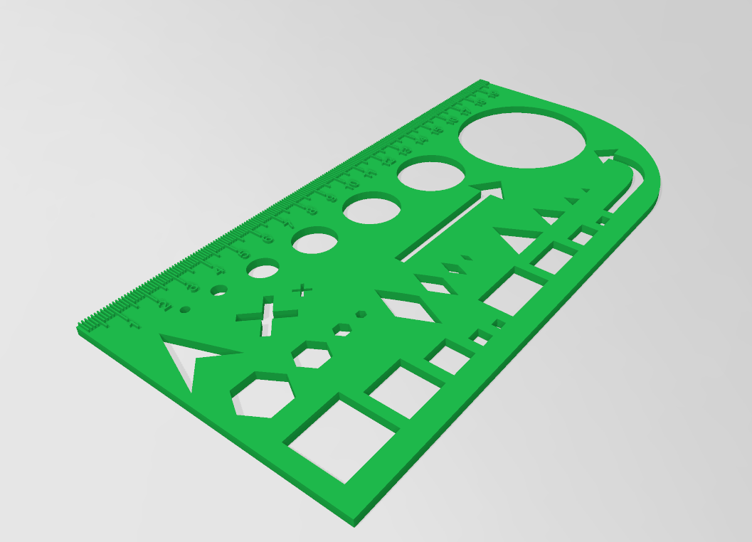 Multiple-use Multiple-material Drawing Stencil by PHIL | Download free ...