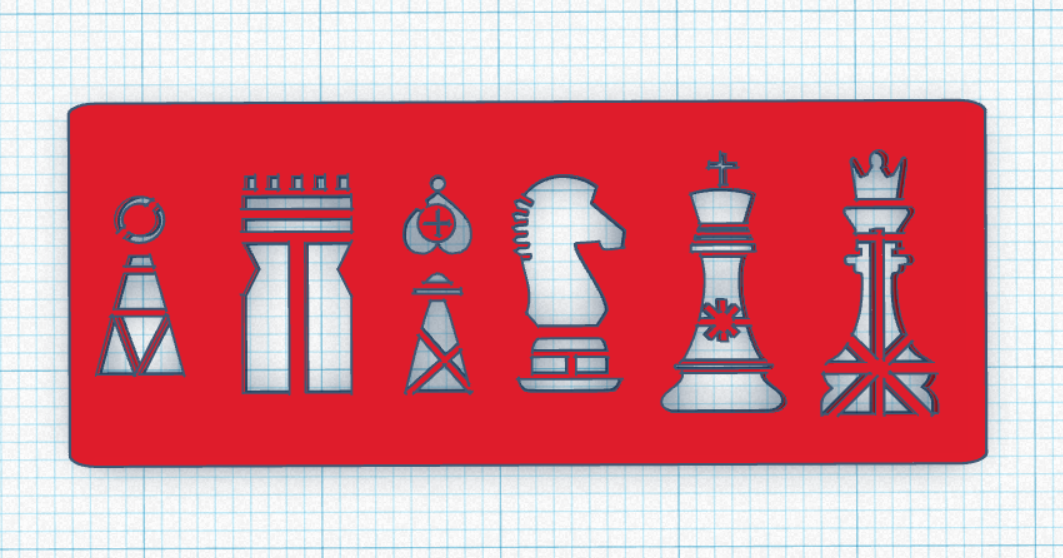 Chess Drawing Template by BQjesuHD | Download free STL model ...
