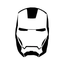 Iron Man Stencil by Leif Vader | Download free STL model | Printables.com