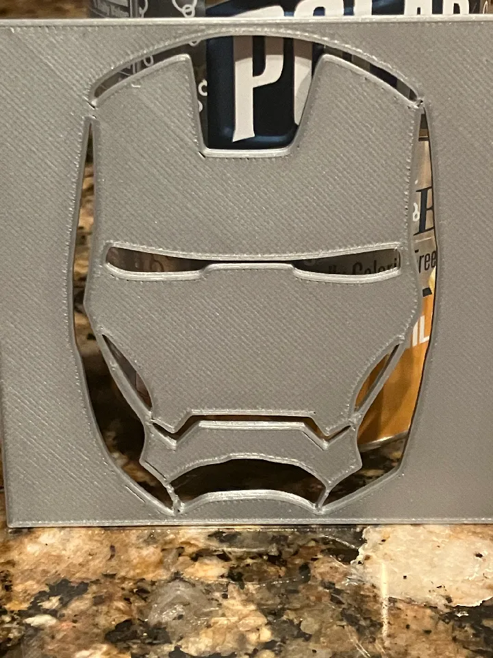 Iron Man Stencil by Leif Vader | Download free STL model | Printables.com