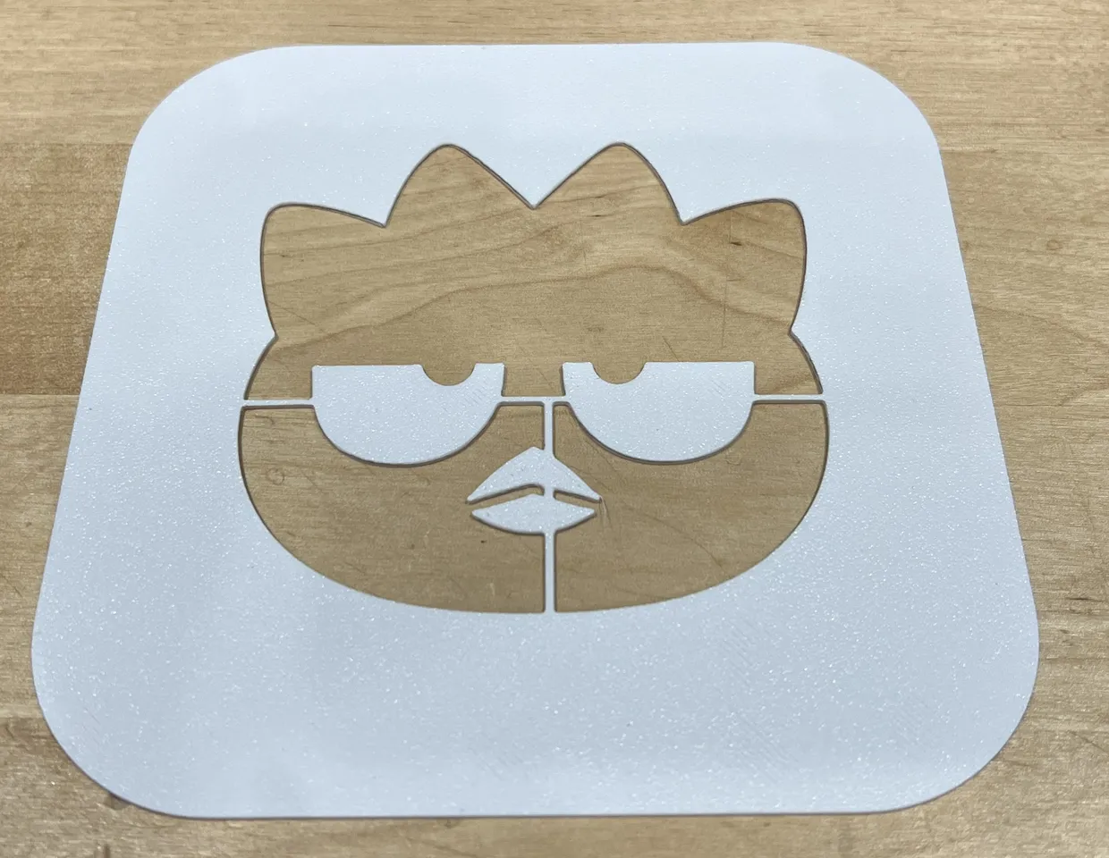 Badtz-Maru Drawing Stencil by Jason M. | Download free STL model ...