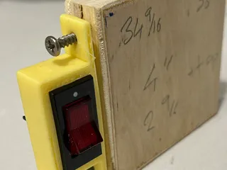 Under worktop toggle switch box by Griff | Download free STL model ...