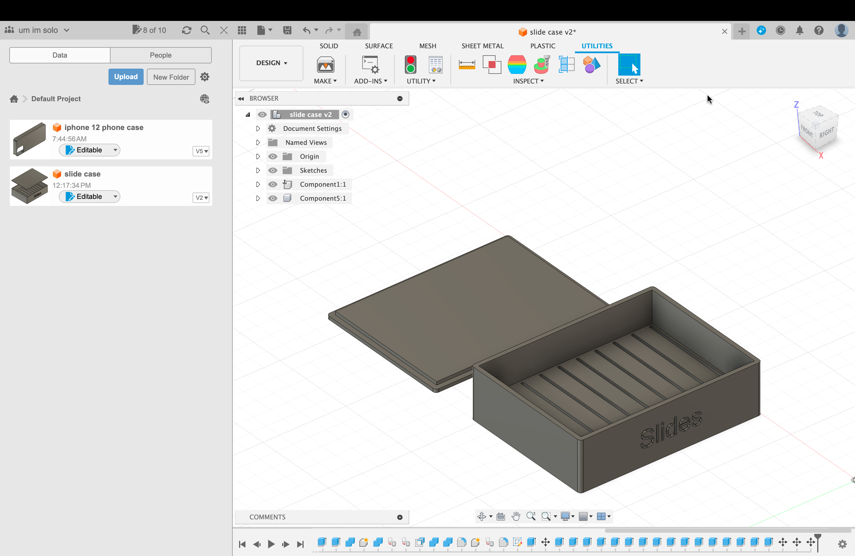 Microscope Slide Case by Rohanianthegreat | Download free STL model ...