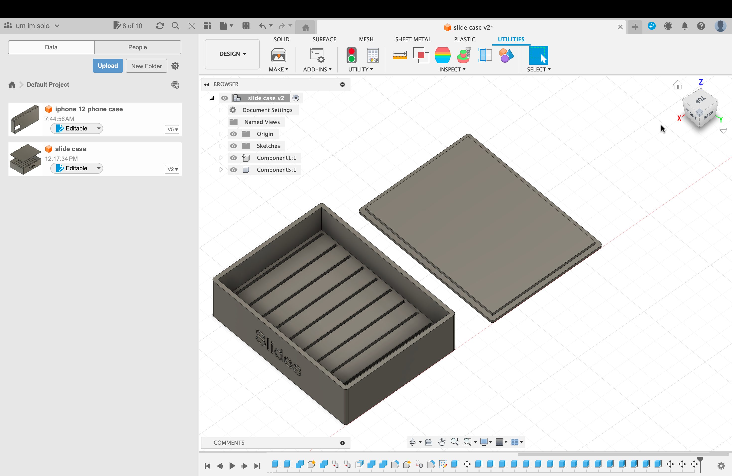 Microscope Slide Case by Rohanianthegreat | Download free STL model ...