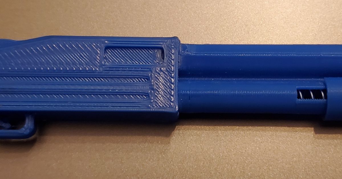 Fidget Pump Shotgun by Plasma3D | Download free STL model | Printables.com