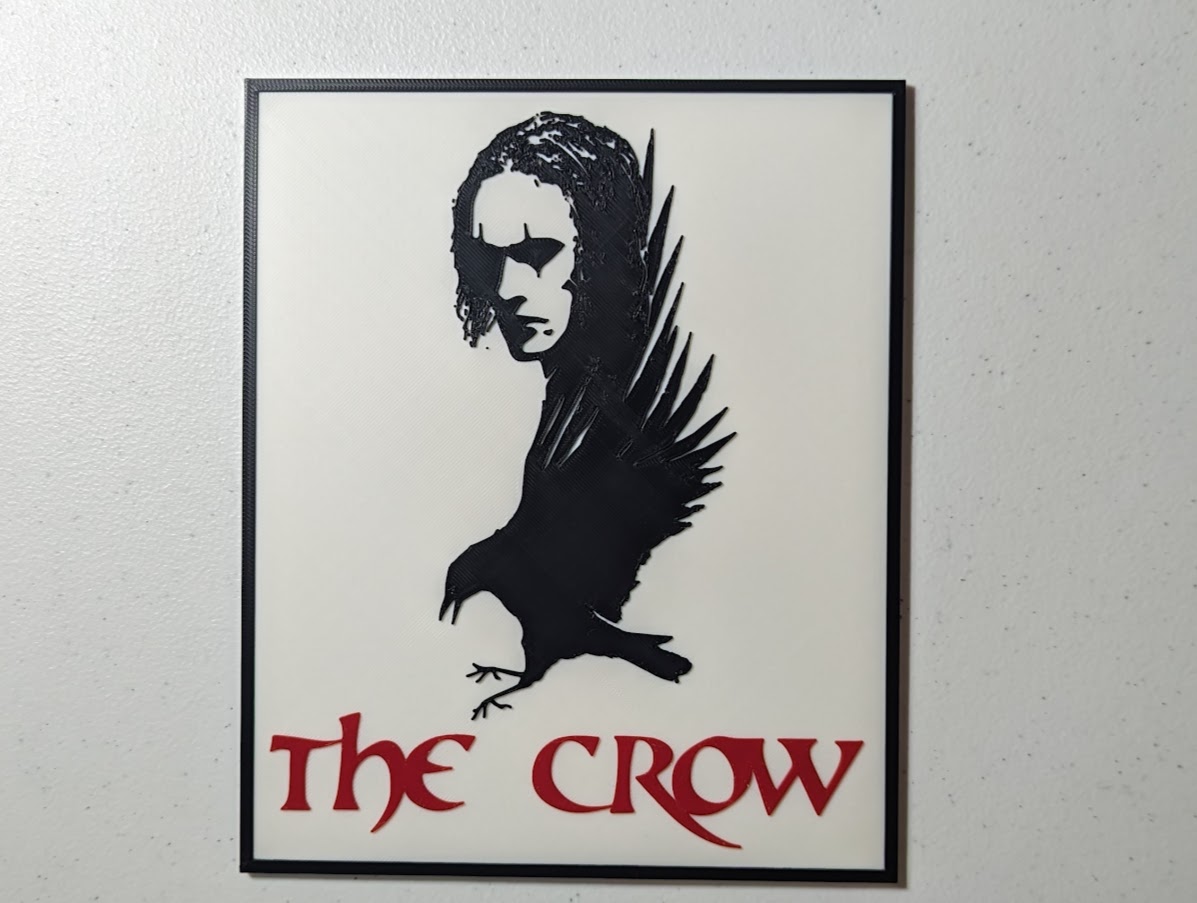 The Crow Plaque by Design•Slice•Print Studio | Download free STL model ...