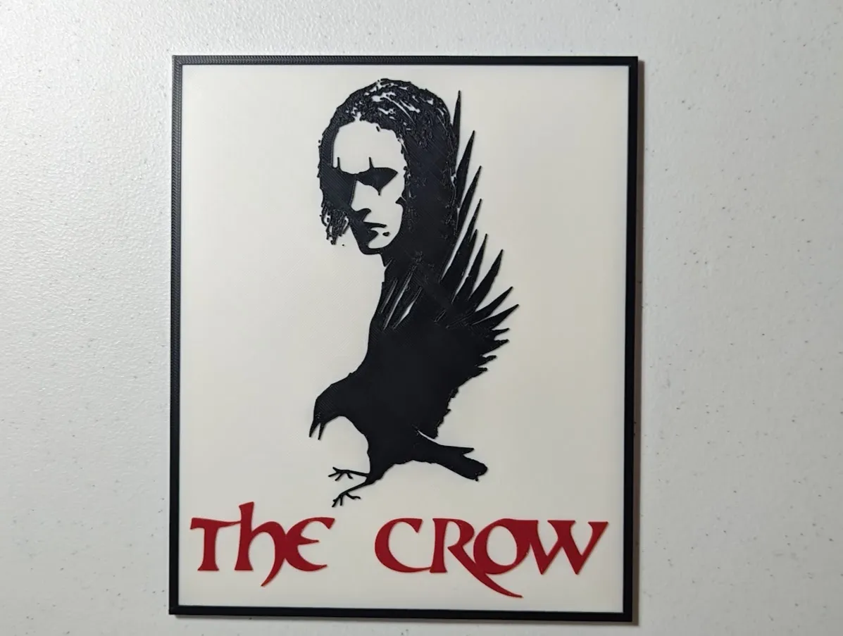 The Crow Plaque by Design•Slice•Print Studio | Download free STL model ...