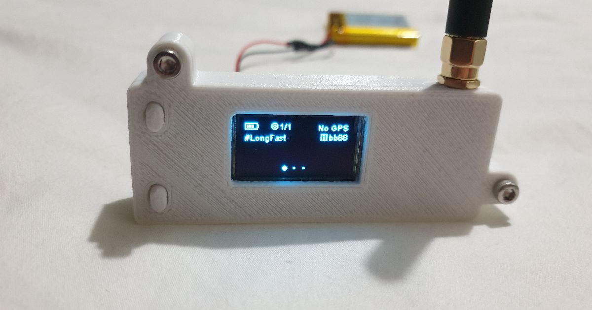 Heltec V3 Lora Meshtastic Case 3 Piece M3 By Kyle Ireland Heltec Lora