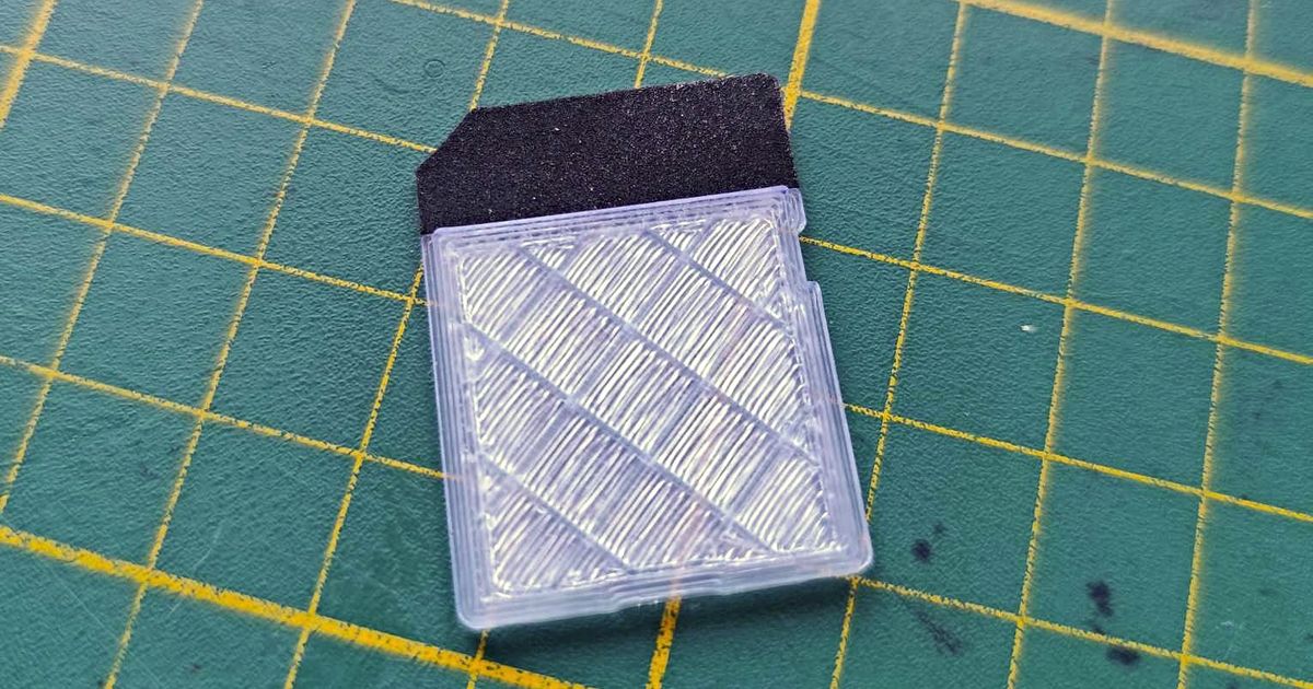 SD card slot cleaner by Gyrxiur | Download free STL model | Printables.com