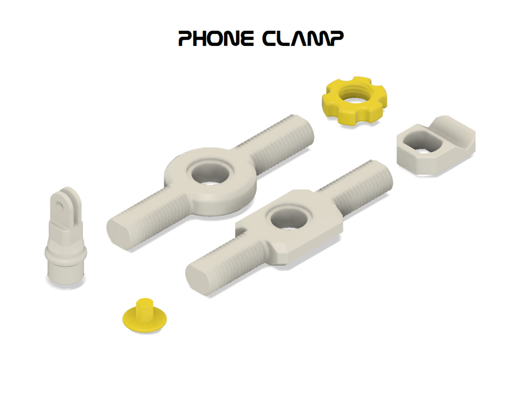 Desktop Modular Mounting System for Smartphones & GoPro by Rogue_72 ...