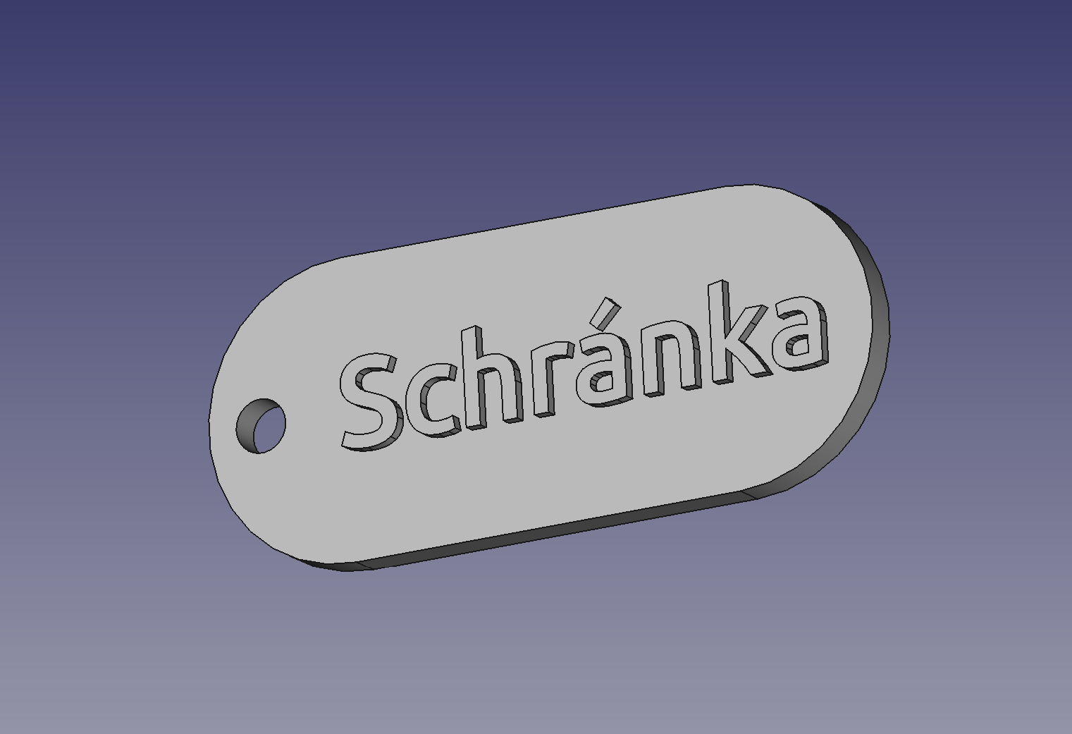 Key tag by 3Dpetr_kolos | Download free STL model | Printables.com