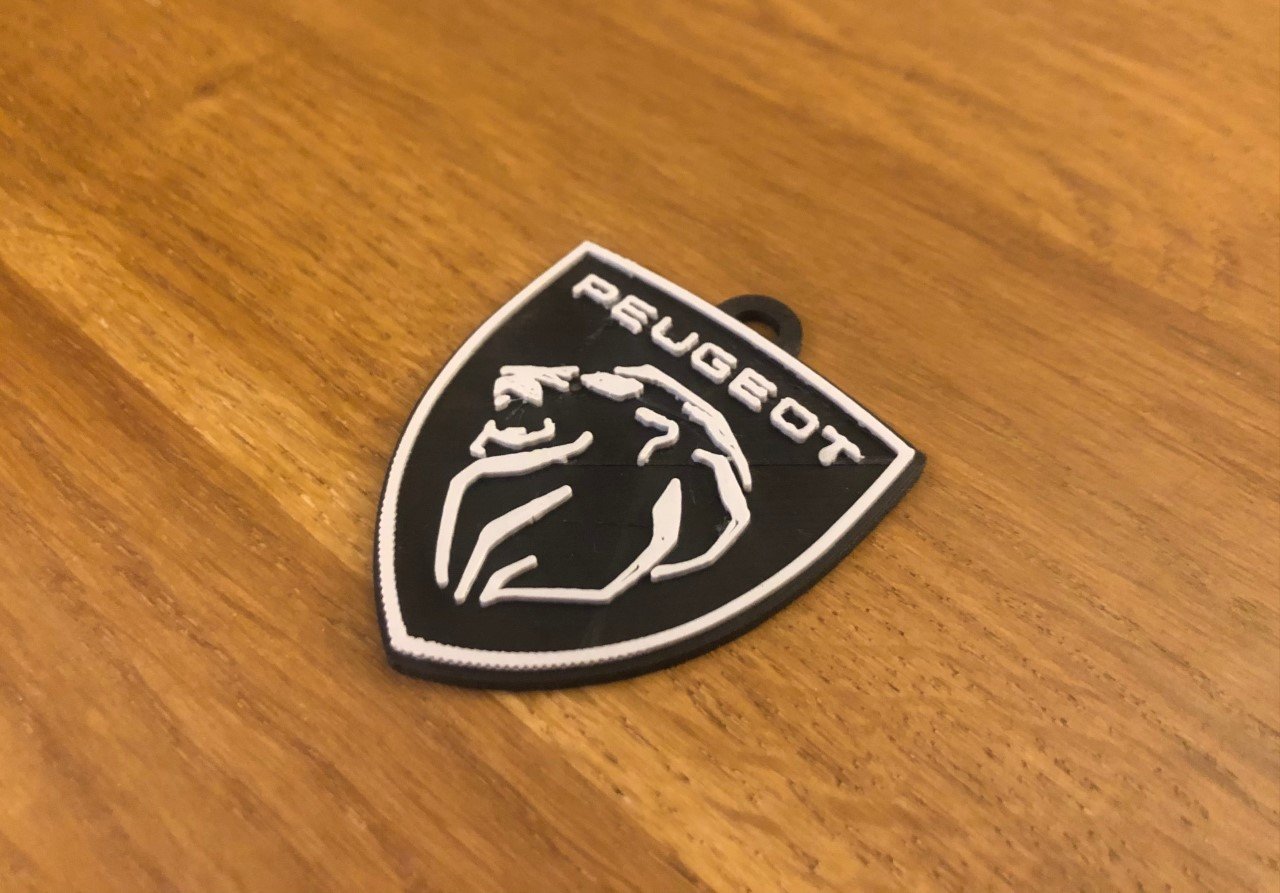 Peugeot key ring von Eugenio Santarelli | Kostenloses STL-Modell ...
