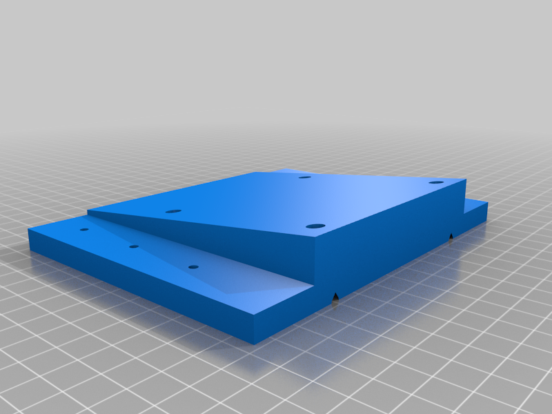 Wheelbase mount for Simagic Alpha MIni by Baddi | Download free STL ...