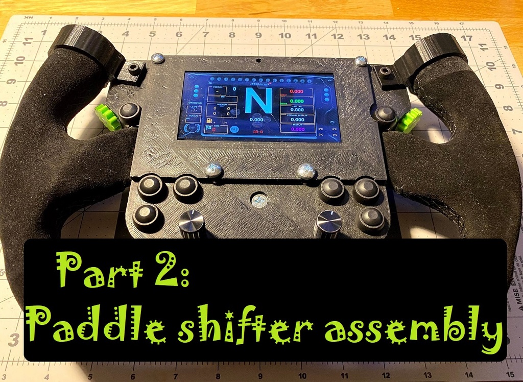 Magnetic Shifter paddles for sim racing by Baddi | Download free STL ...