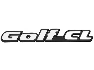 Volkswagen GOLF CL Sign by Радиша | Download free STL model ...