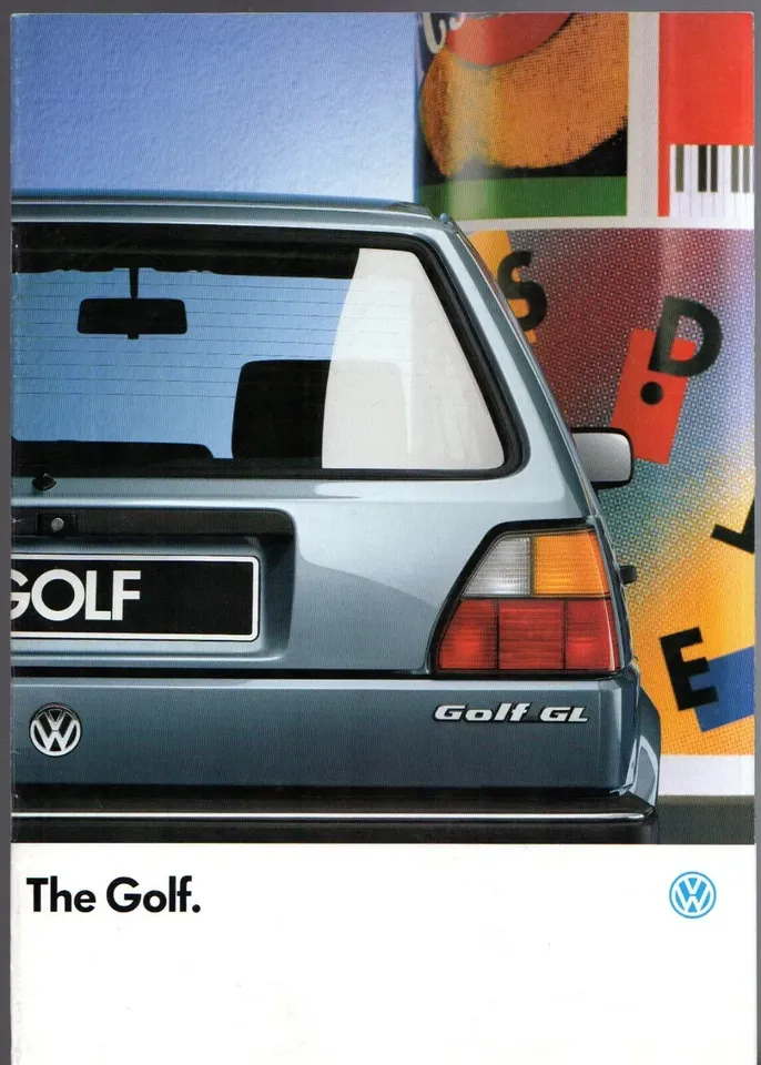 Volkswagen GOLF CL Sign by Радиша | Download free STL model ...
