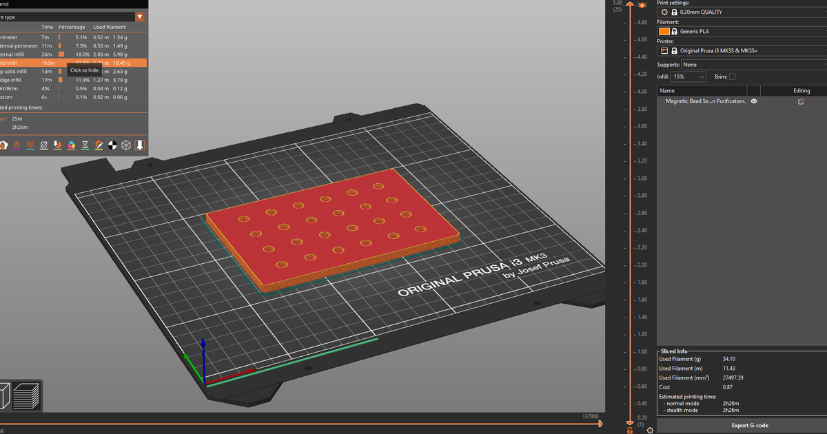 Magnetic Bead Separator, Stand for 96 Well PCR Plate, PCR Strip Tube ...