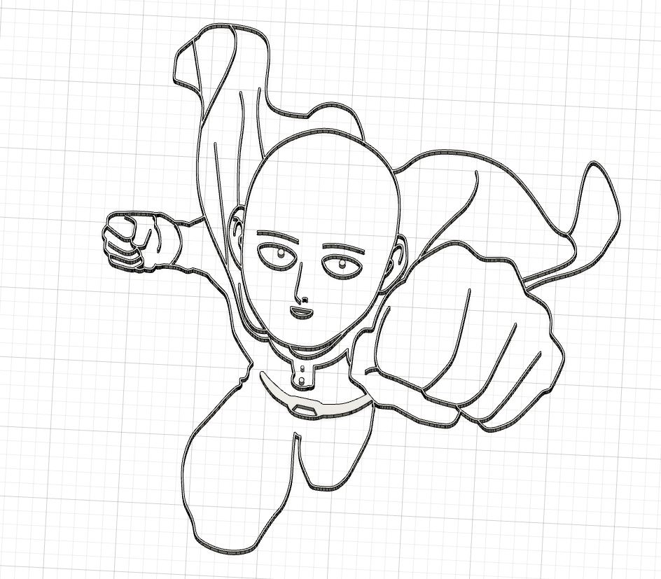 One punch man - Saitama by Turbo | Download free STL model | Printables.com