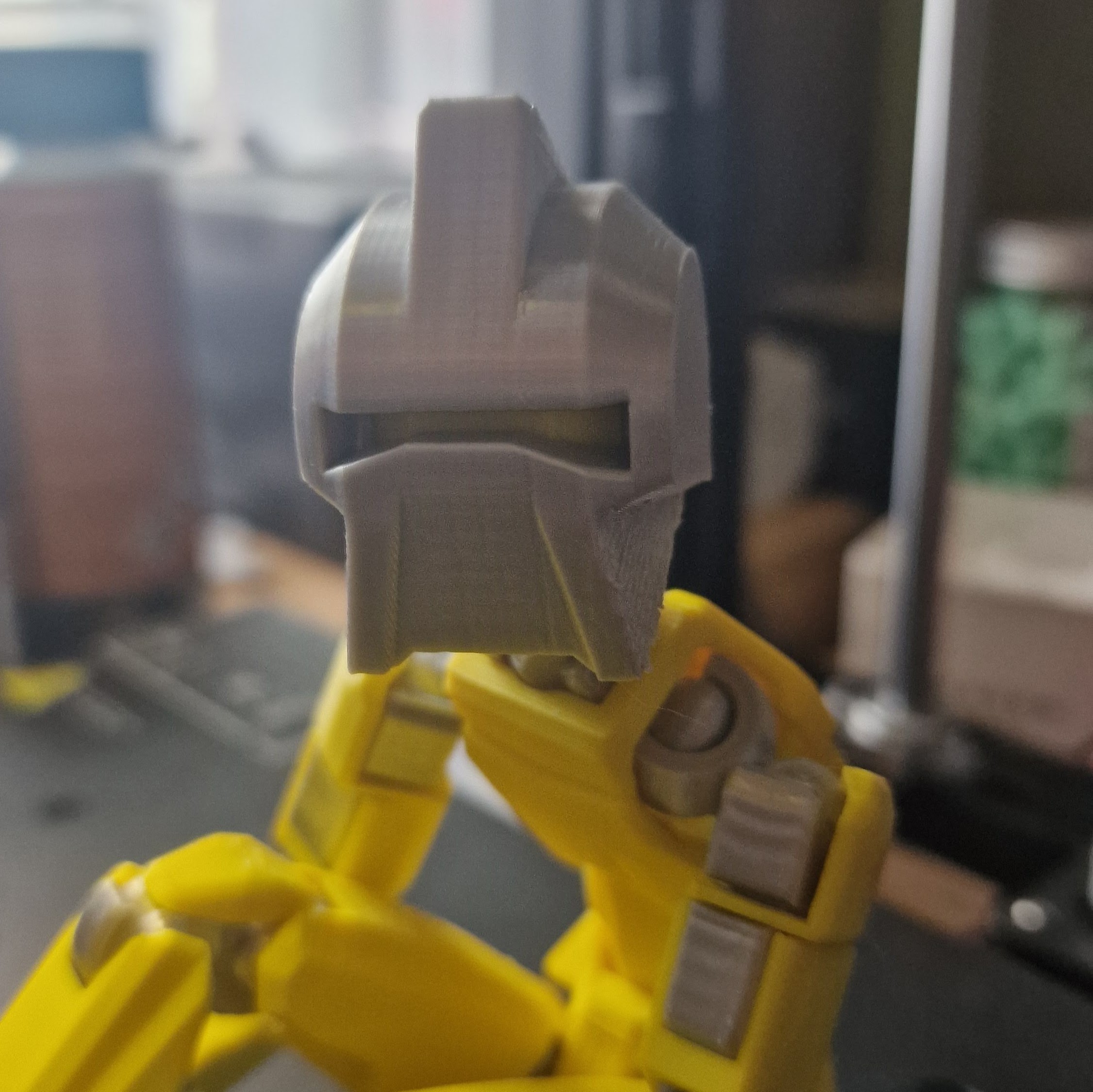 Dummy 13 Cylon Centurion Helmet by Pugwash | Download free STL model ...