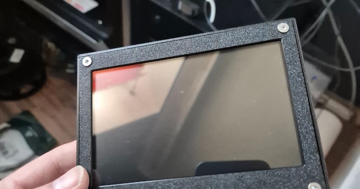 5inch (5") Waveshare Capacitive Touch Screen LCD (H) Case by Stefan ...